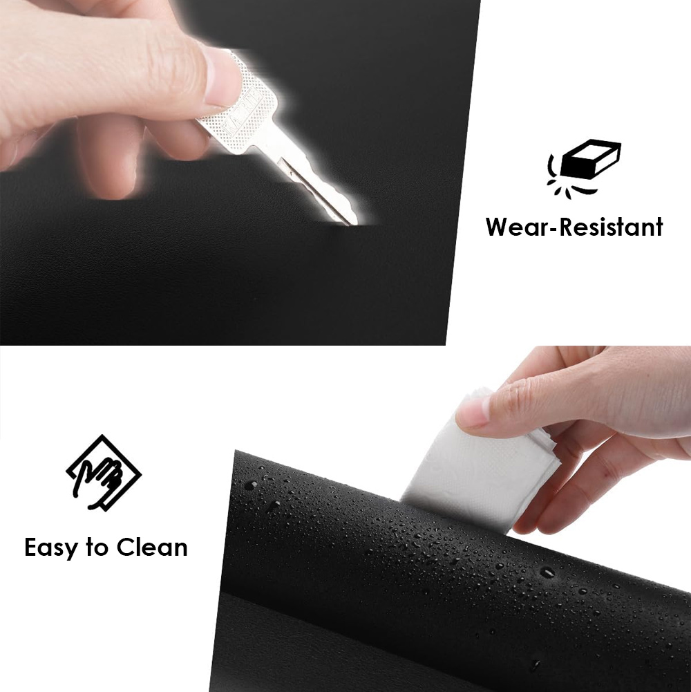 Non-Slip Desk Pad,Mouse Pad,Waterproof PVC Leather Desk Table Protector ...