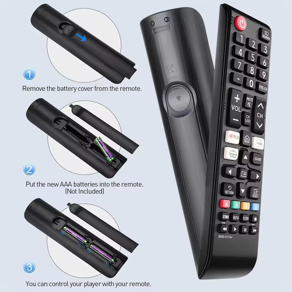 Universal TV Remote Control for Samsung TV with Netflix, Prime Video ...