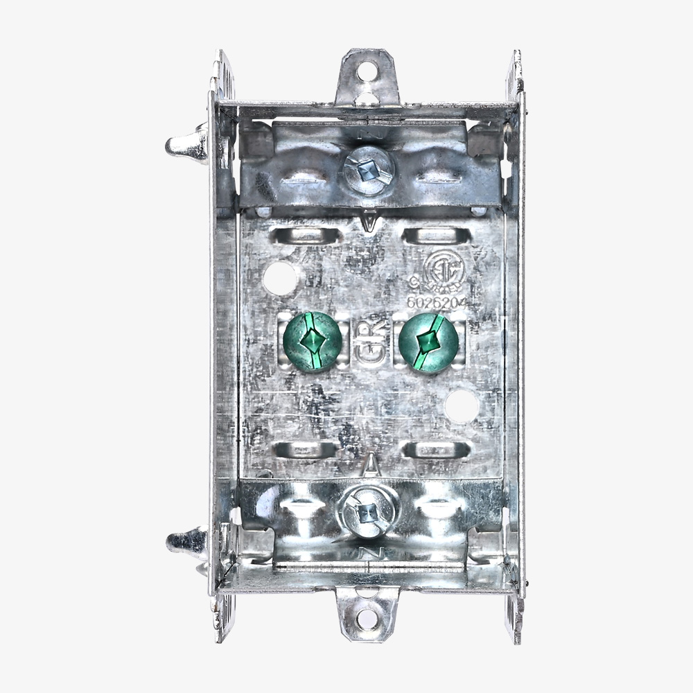 3″ × 2″ × 2½″ D. Boîte rectangulaire en acier pour appareil, simple ...