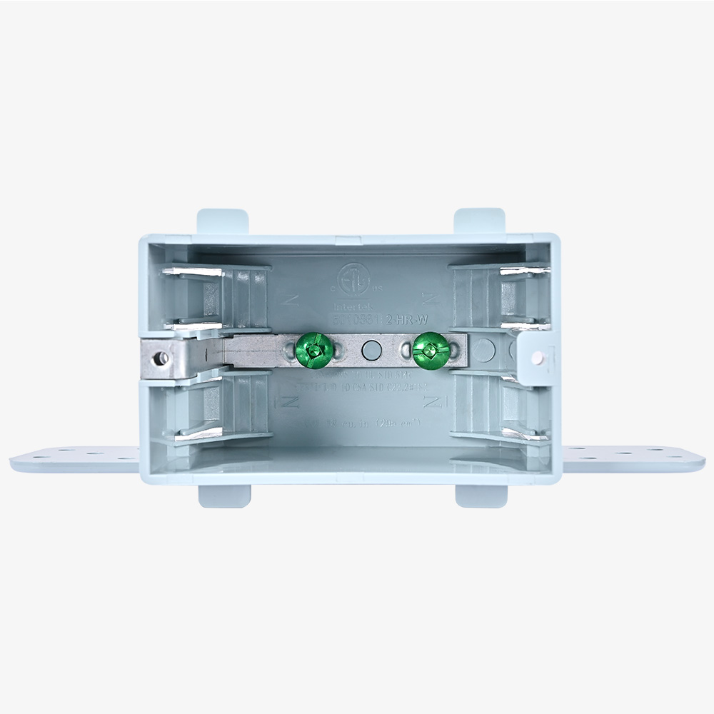 18 cu.inch 1-Gang Switch Plastic Wiring Box, 3.66 x 2.76 x 2.17in ...