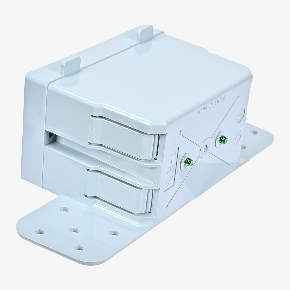 18 cu.inch 1-Gang Switch Plastic Wiring Box, 3.66 x 2.76 x 2.17in ...