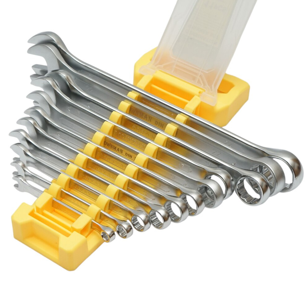 Professional 11-Piece Combination Spanner Set - Carbon Steel with Satin ...