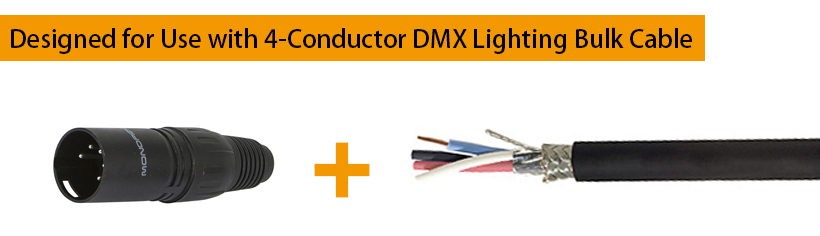 5-Pin Male DMX Connector for for Lighting Cables - Monoprice®