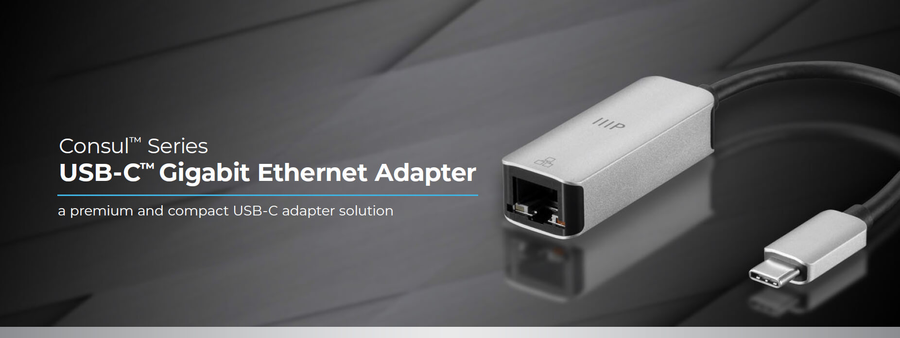 Consul Series USB-C Gigabit Ethernet Adapter - Monoprice®