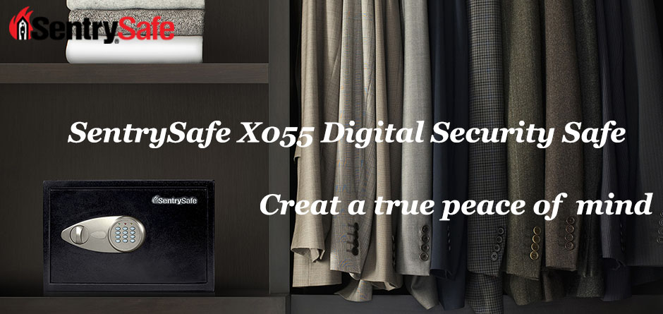 SentrySafe X055 Security Safe with Programmable Electronic Lock, 0.5 cu ft