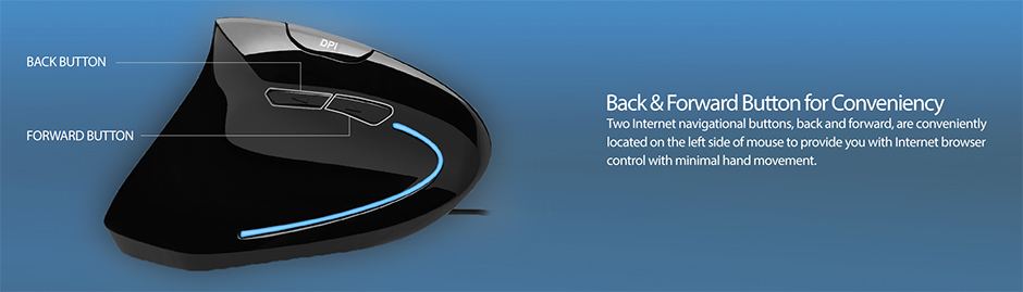 Adesso iMouse E9 Left-Handed Ergonomic Vertical Mouse