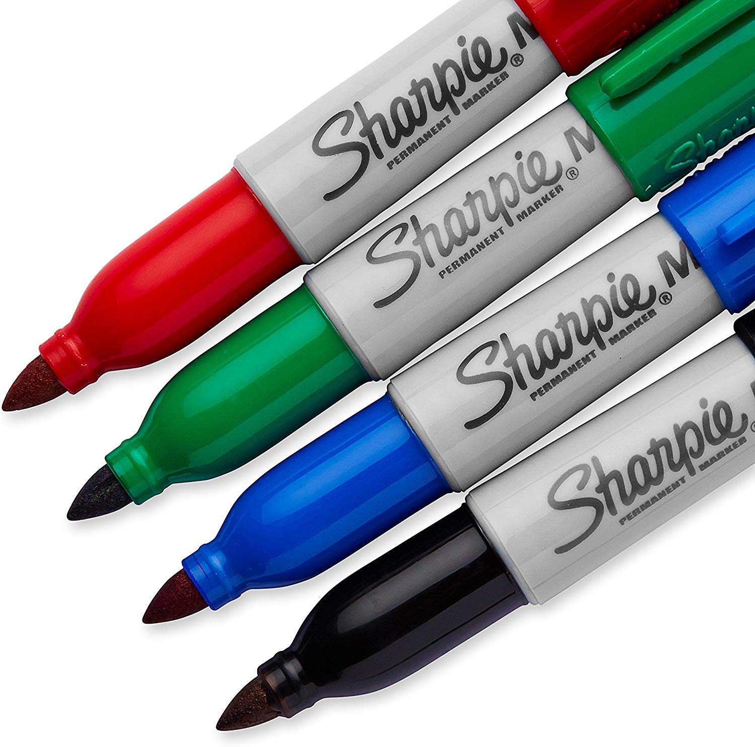 Sharpie MINI Marqueur Permanent, Encre Assortie, Pointe fine, 4 Cartes