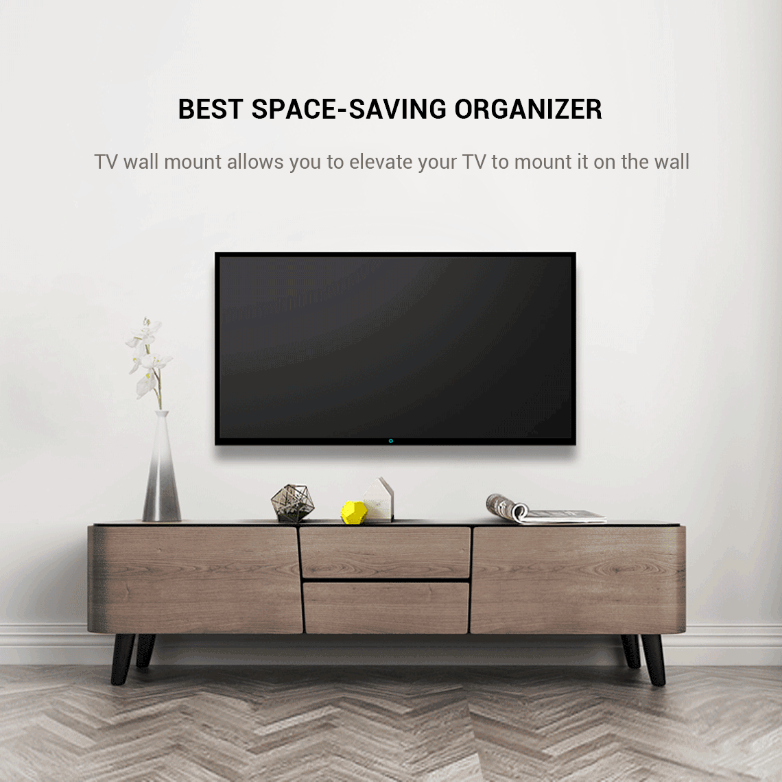 Fixed TV Wall Mount for 60"-100" Screens - PrimeCables