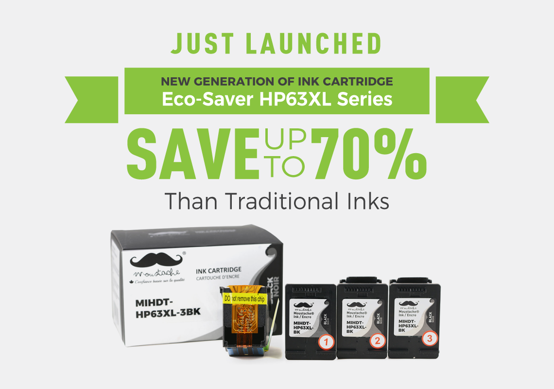 HP 63XL F6U64AN Remanufactured Eco-Saver Black Ink Cartridge High Yield ...