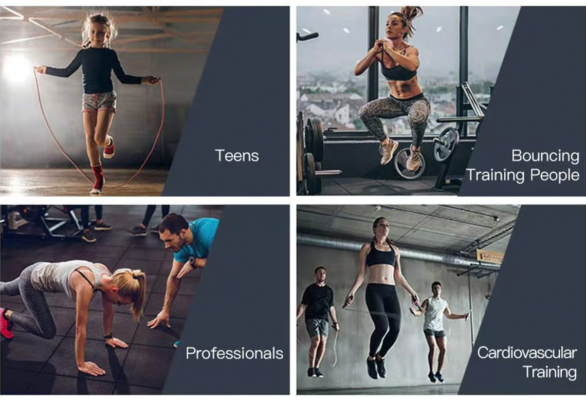 Smart Jumping Rope with Fitness data display, Bluetooth Mobile App ...