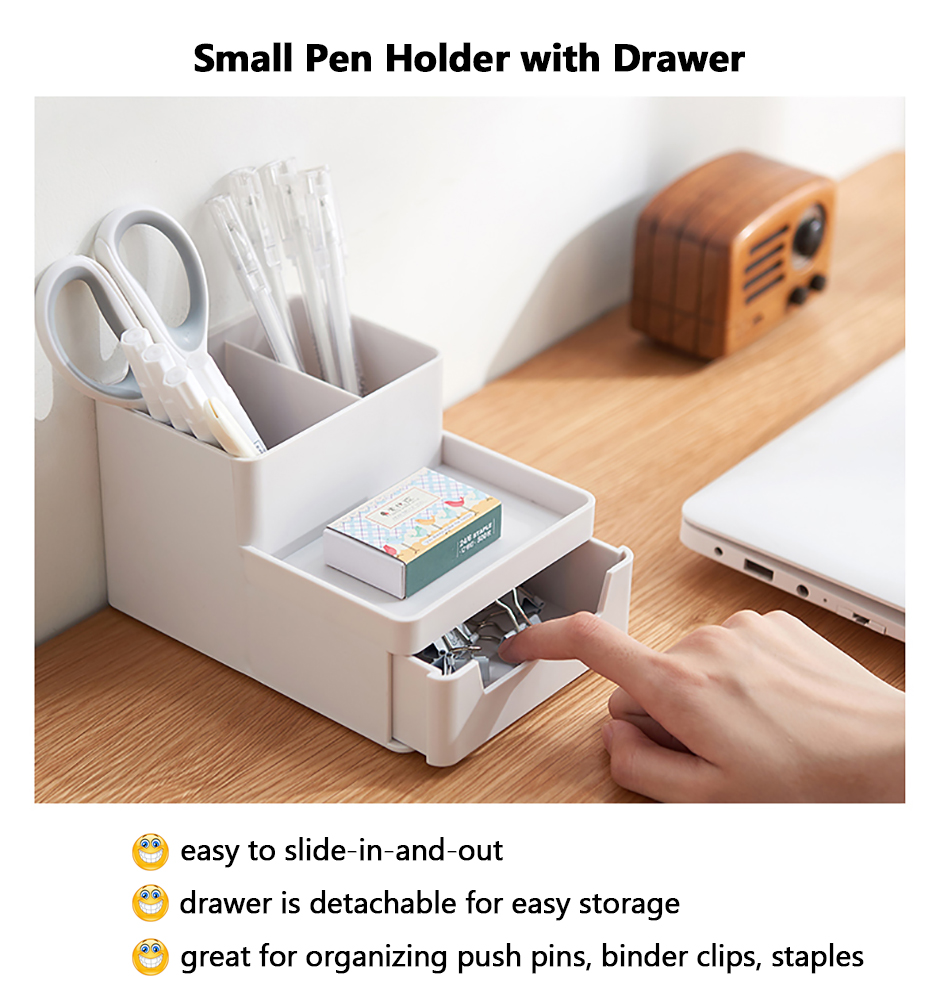 Desktop Stacking Tray Organizer for Office Home, 5-Tier, Plastic