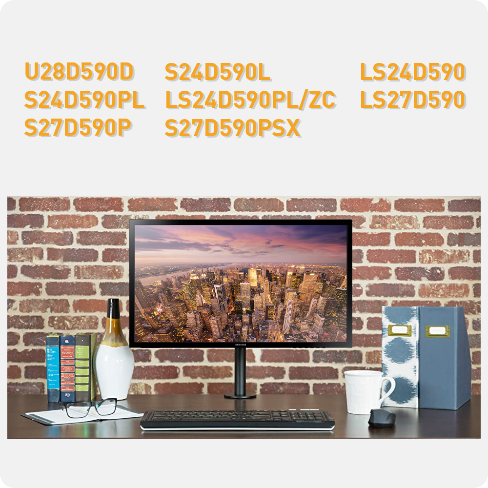 VESA 75x75mm, 100x100mm Mount Adapter for Samsung Monitors - PrimeCables®