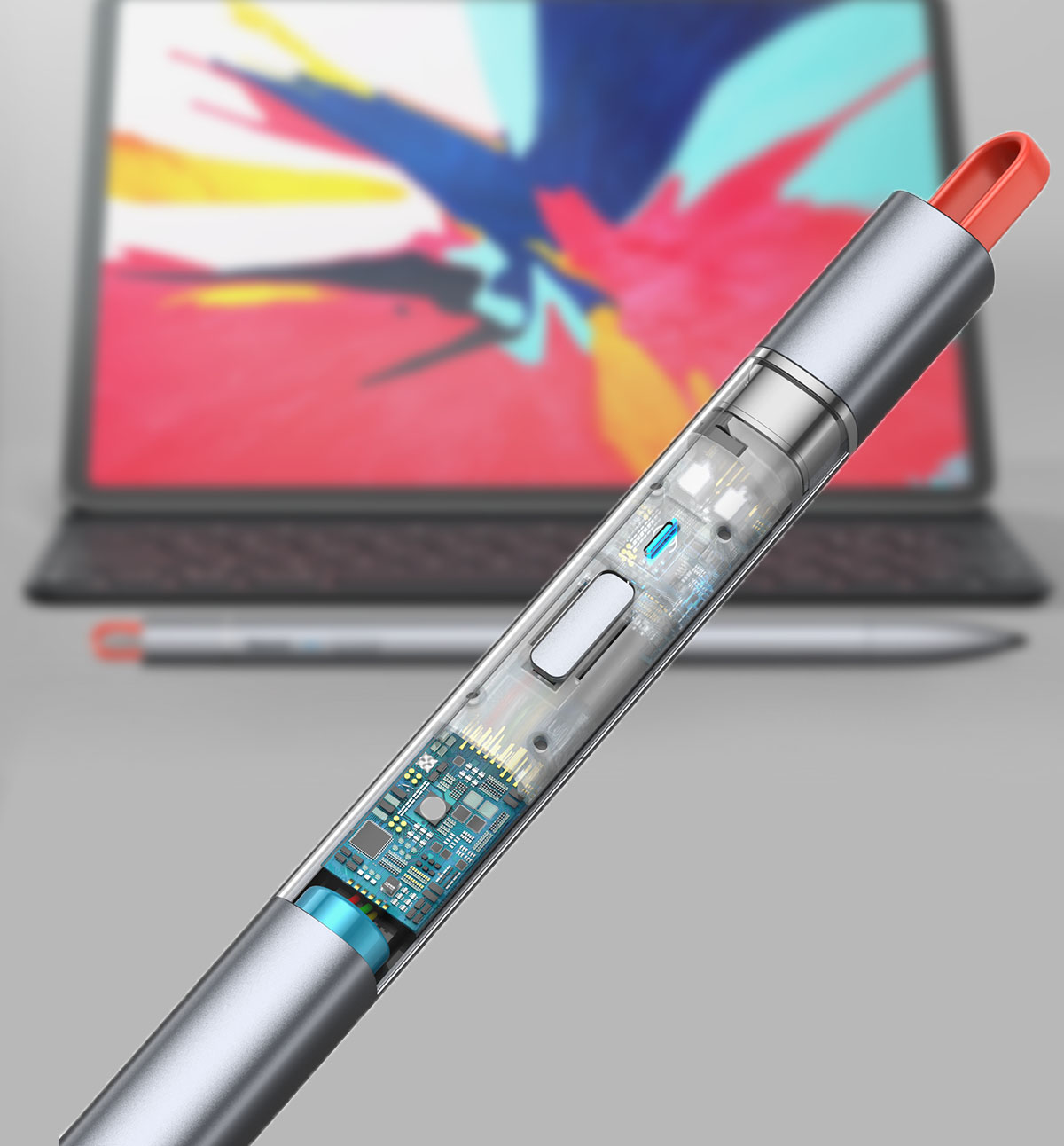 Quick Reaction Sensitive Square Line Capacitive Stylus Pen (Anti ...