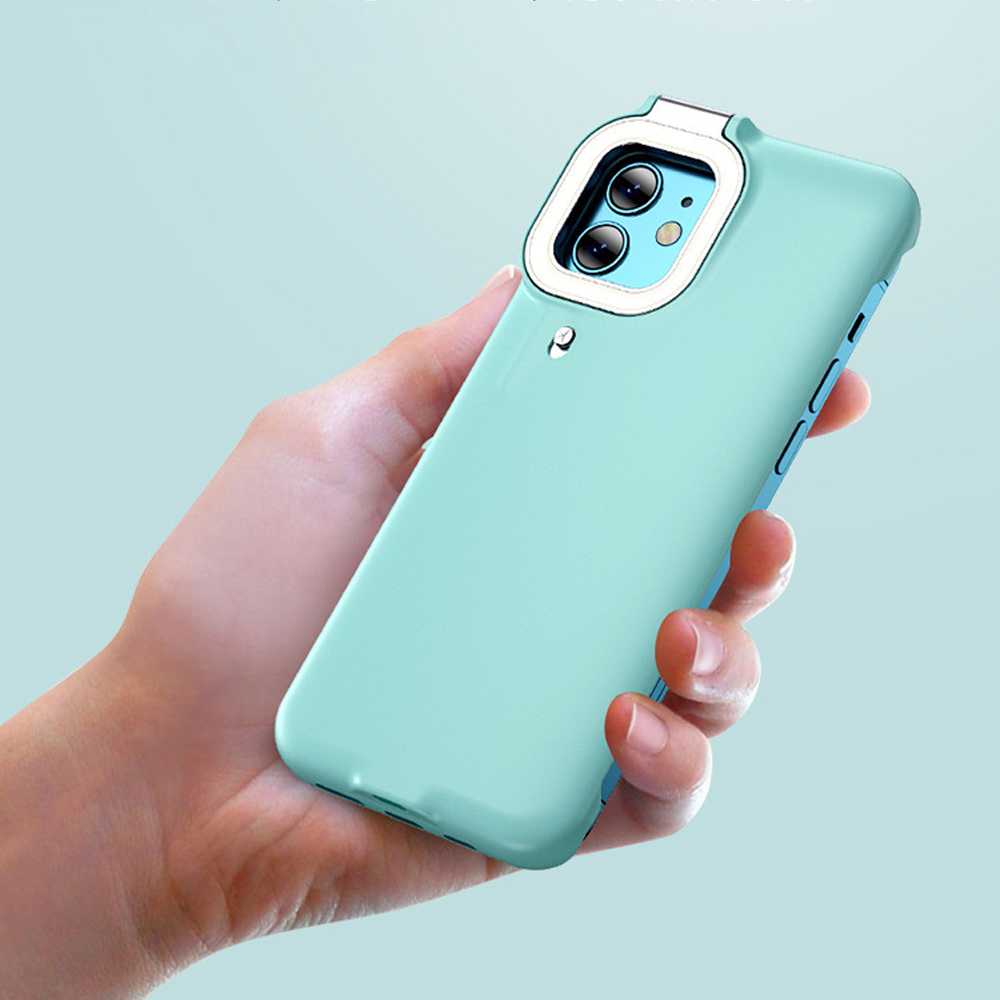 Selfie LED Ring Light Phone Case with 3 Lighting Modes