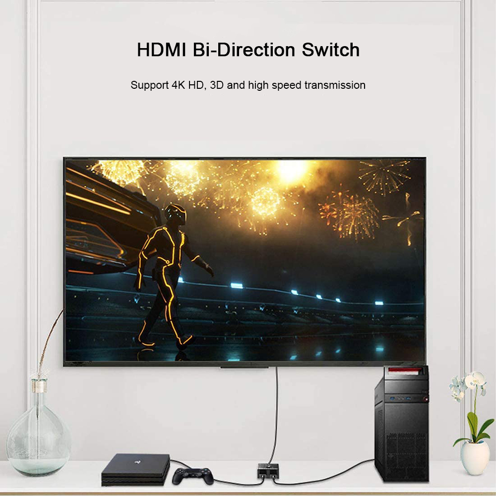 HDMI Bi-Direction Switch Splitter 4K 60Hz Support 3D input & output up ...