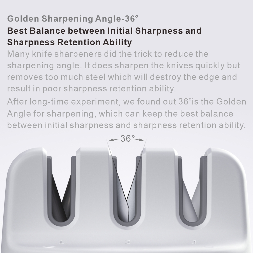 Easy to Store Mini Knife Sharpener with Golden Angle For Sharp Sharpening