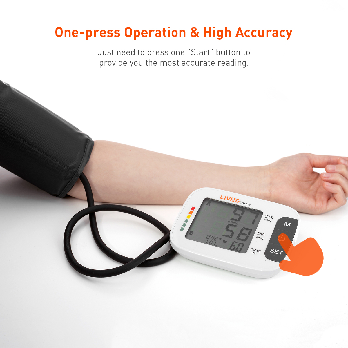 Digital Blood Pressure Monitor for Home Use - LIVINGbasics