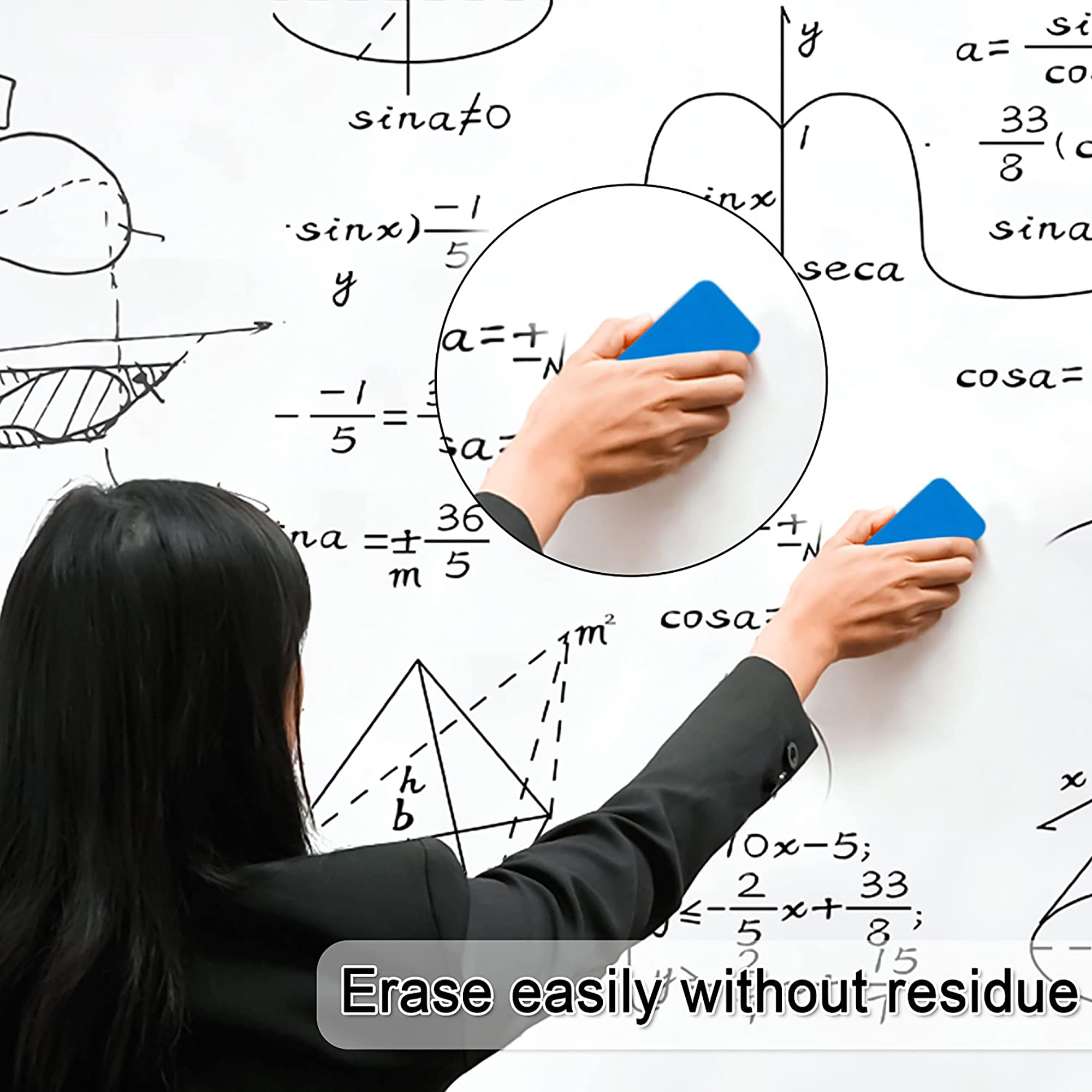 Dry-Erase Markers with Bullet Tip for Office, School and Home Usage, 12 ...