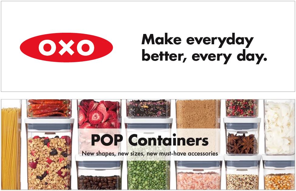 OXO Mini Container Set with Airtight Seal - Set of 4 * 0.2L