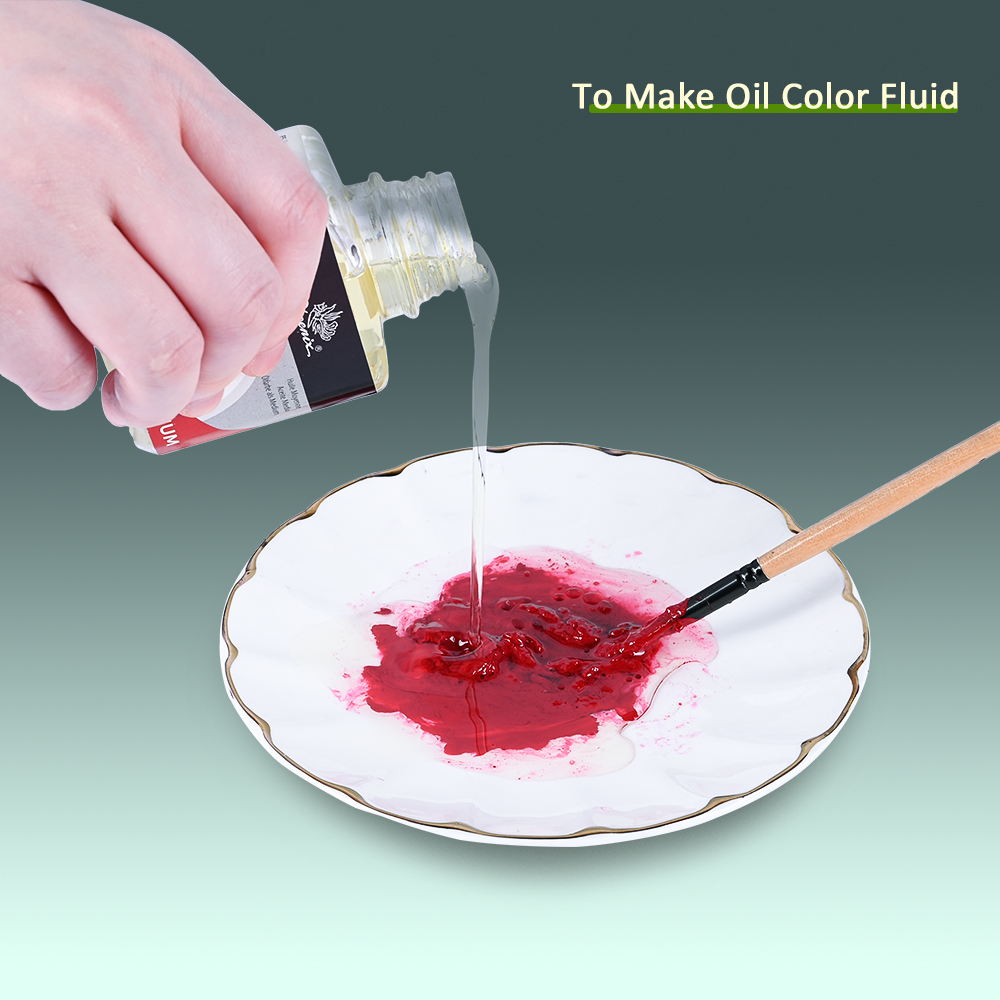 Artist Water Mixable Oil Painting Medium to Thin Oils and Aid in Paint ...