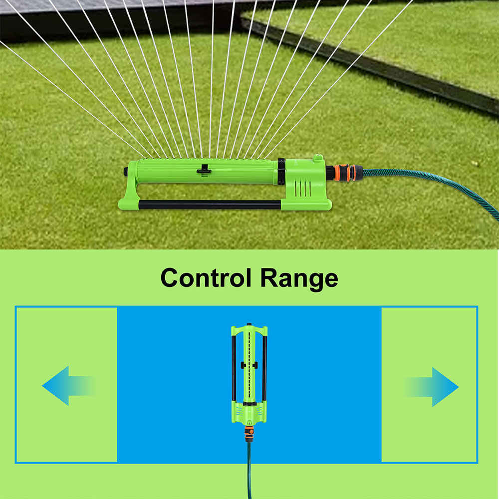 Oscillating Sprinkler for Lawn Garden Yard, Covers up to 2,152 sq. ft ...