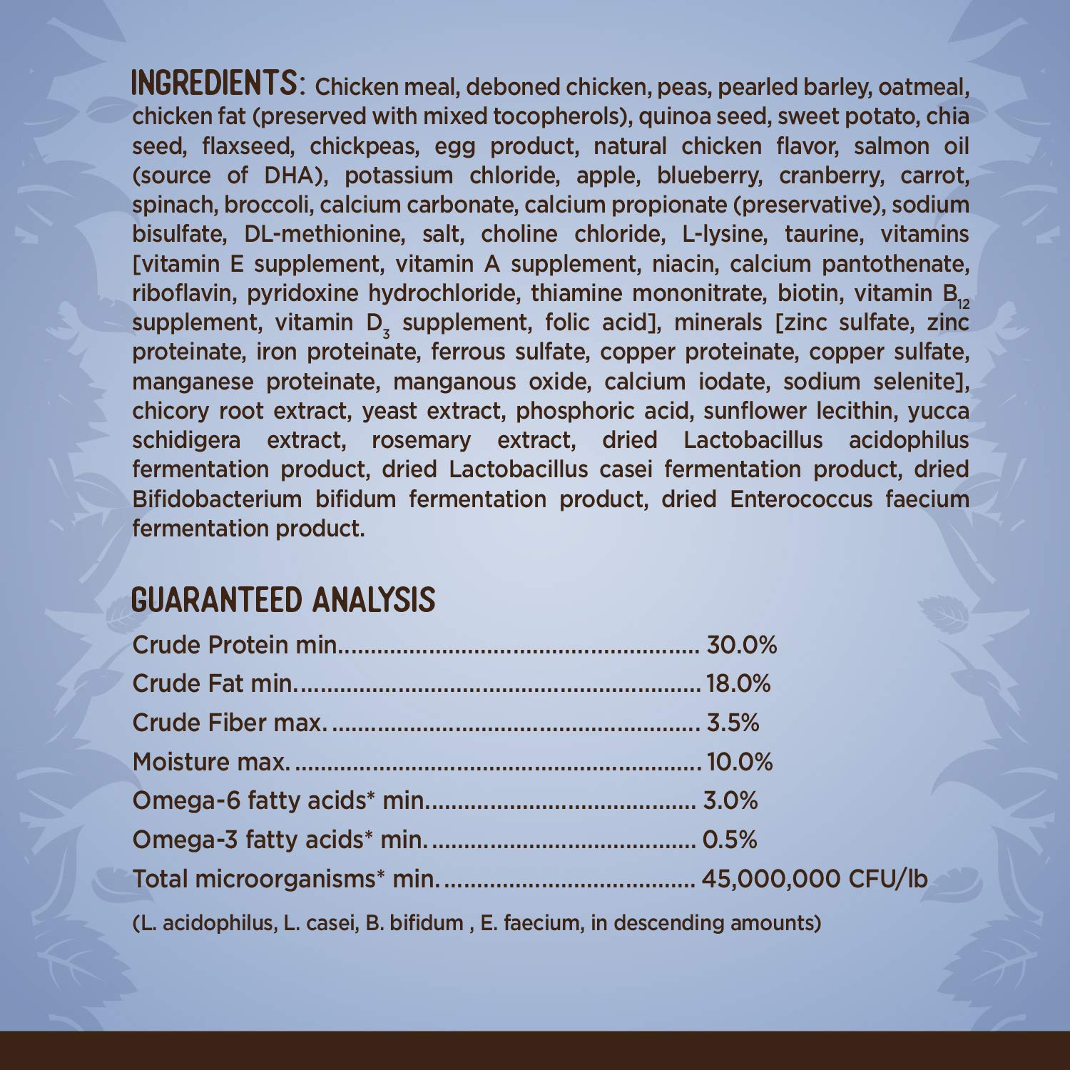 Daily Nutrition Dry Cat Food, Include Chicken, Sweet Potato, Quinoa,1 ...