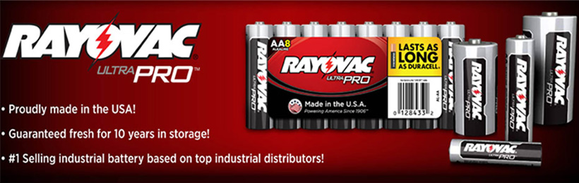 Rayovac AA Industrial Alkaline Batteries, 8-Pack