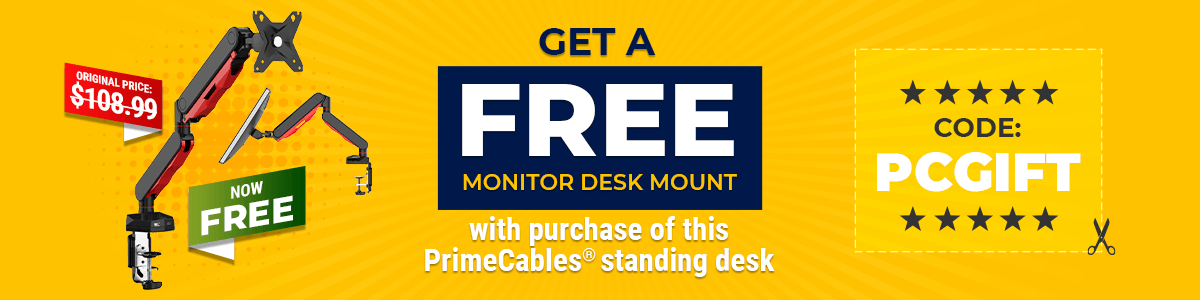 Manual Sit-Stand Height Adjustable All-in-One Standing Desk (Included ...