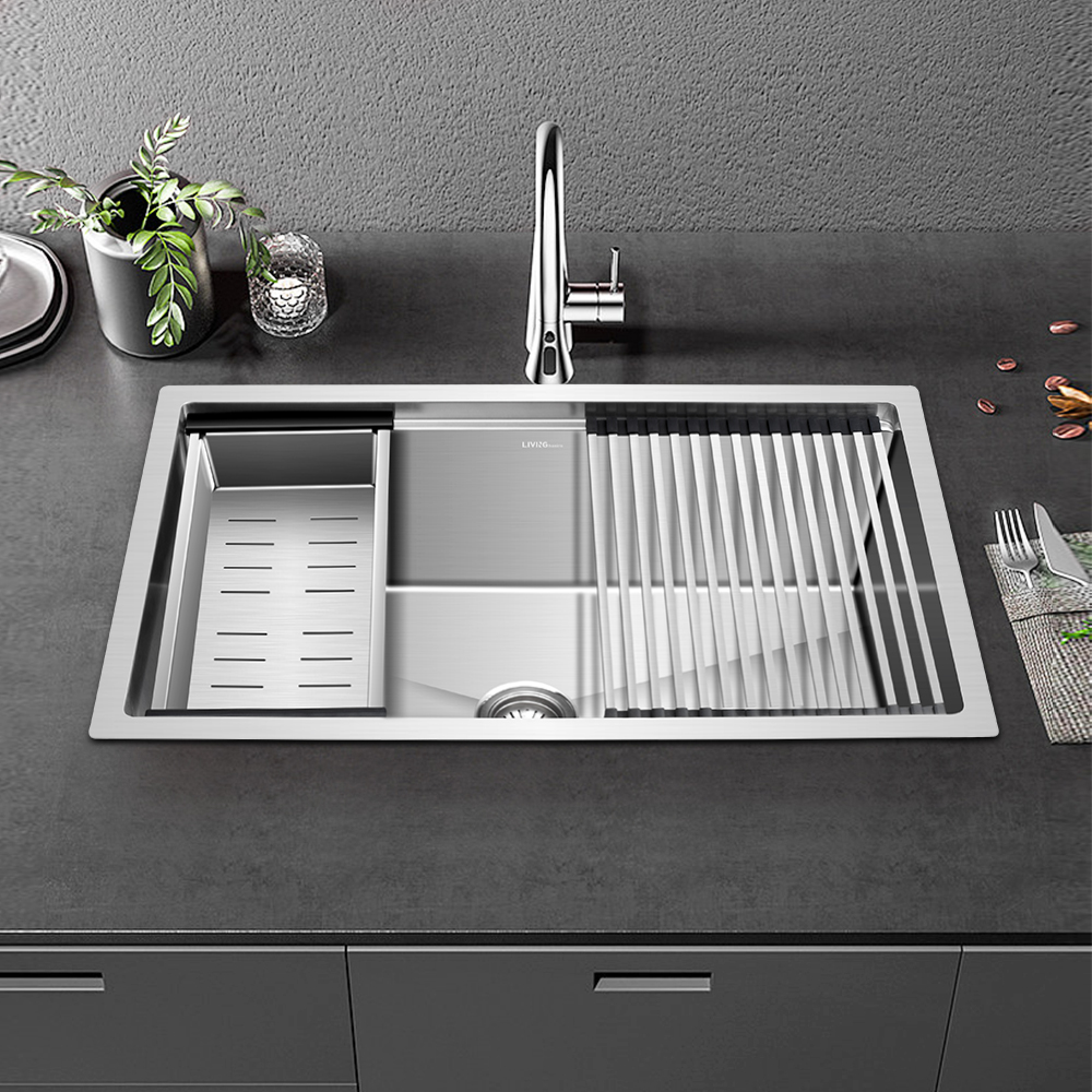 Top Mount Kitchen Sink, Single Bowl, 30-Inch, Stainless Steel ...