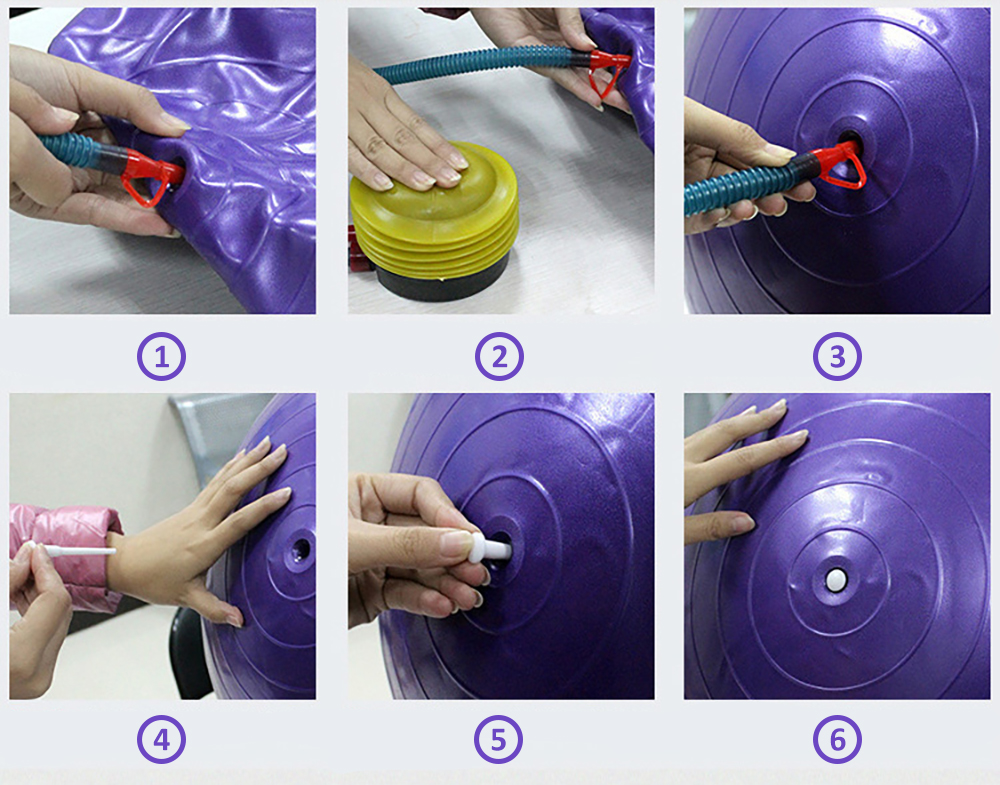 Anti-Burst Exercise Fitness Balance Ball Yoga Ball For Stability and ...