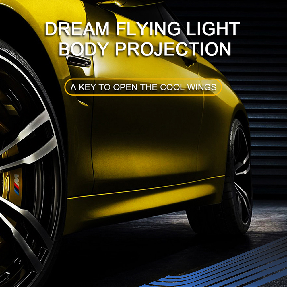 Car Door Welcome Projector Universal Car Courtesy Door Ambient Lights Angel Wings