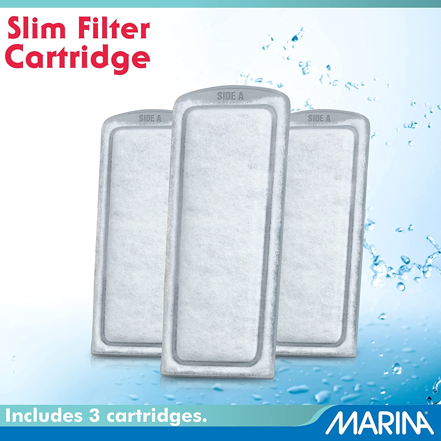 Marina Bio Clear Cartridge for Slim Filters, 3 pack
