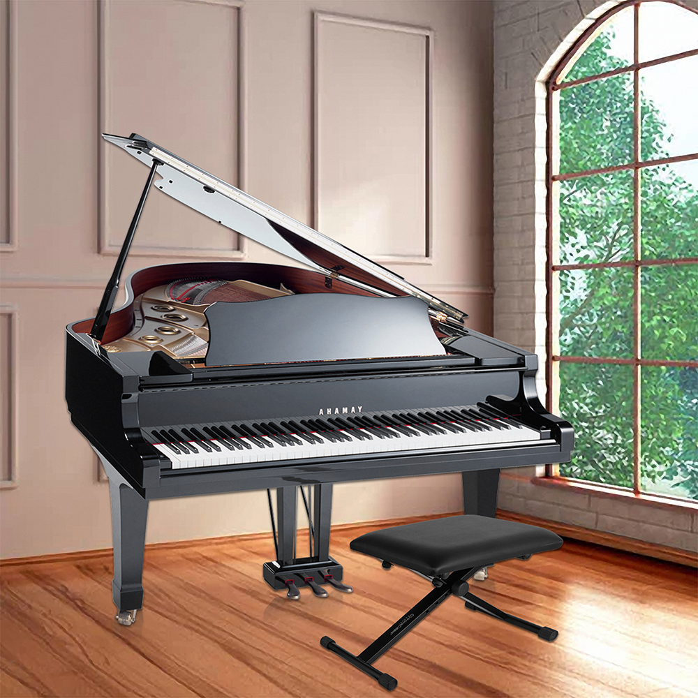 Adjustable Padded Piano Keyboard Bench Seat W/ Rubber Feet Stool X ...