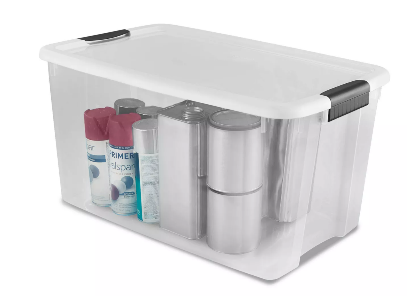Sterilite® Clear Storage Boxes - 26 x 16 x 14"-4 Packs