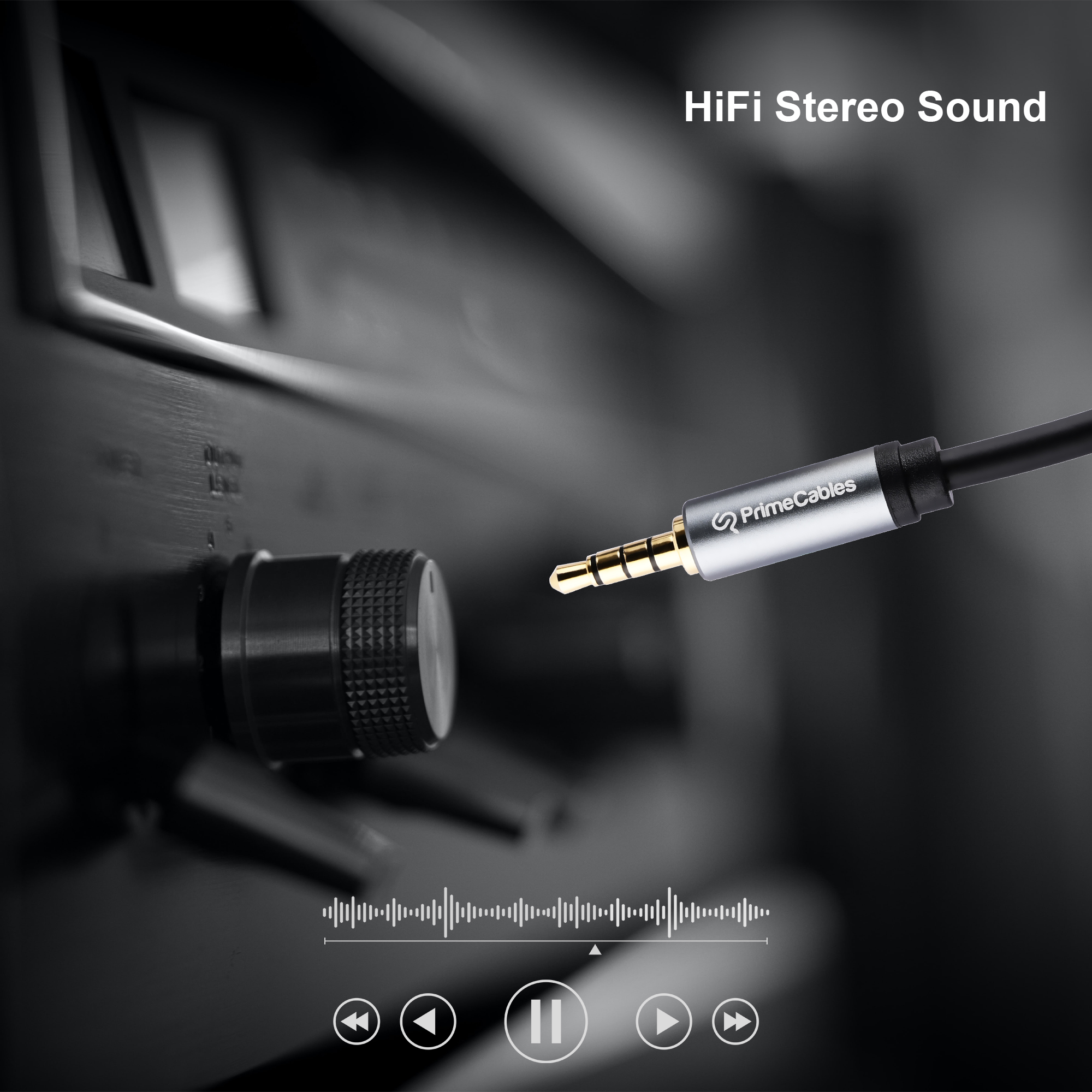 Summit Series 3.5 mm 4-pole male to male HIFI Stereo TRRS Jack Audio ...