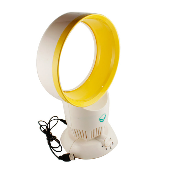 USB Air Multiplier Desk Fan , Yellow
