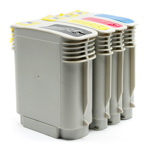 Remanufactured HP 10 HP 11 Black and Color Ink Cartridge Combo High Yield