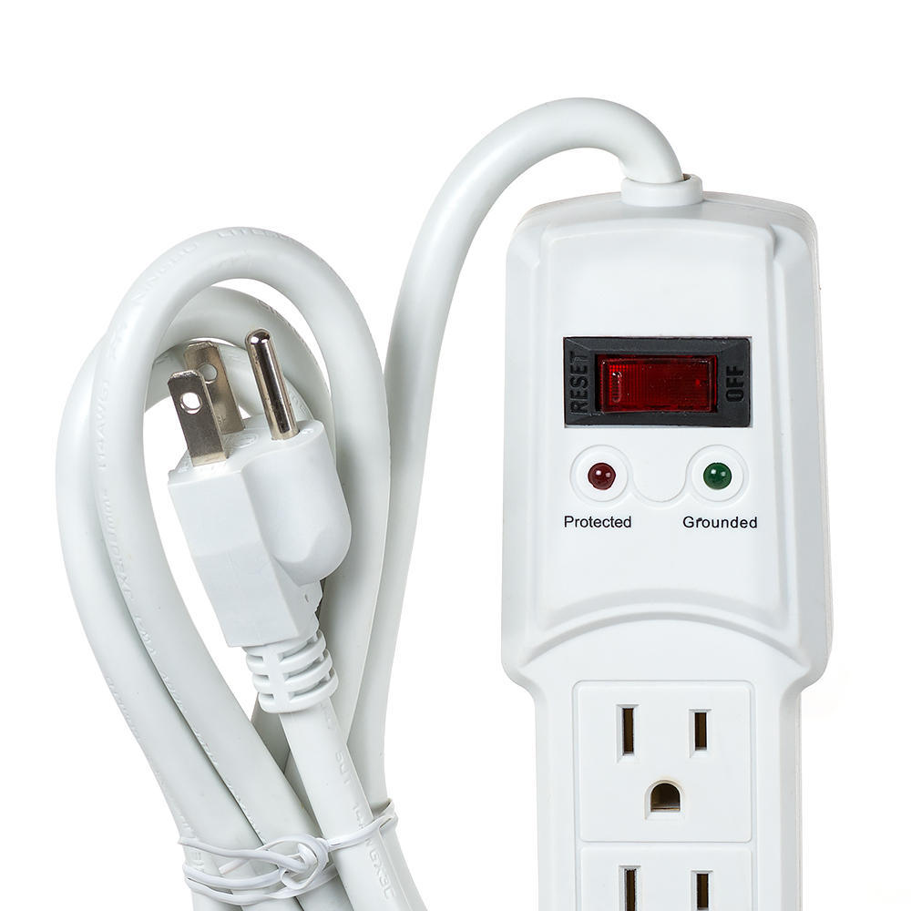Surge Protector Power Strip with 2 USB Ports - PrimeCables