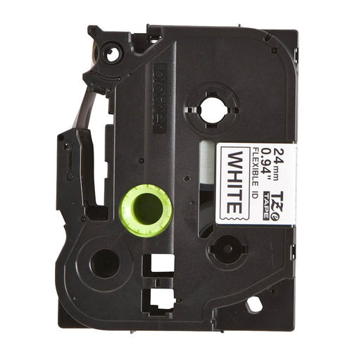 Brother TZe-FX251 Original P-Touch Label Tape, 24mm (0.94''), Black on ...