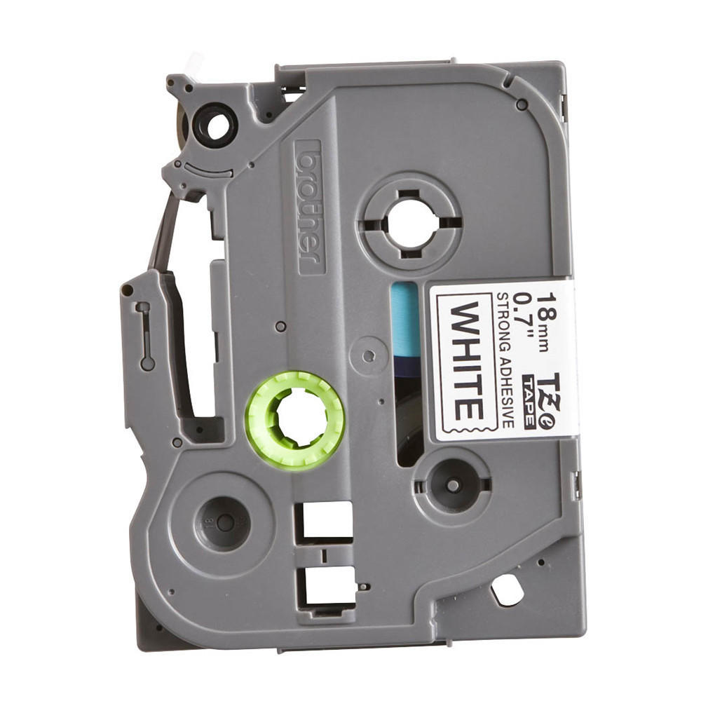 Brother TZe-S241 Original Label Tape, 18mm (0.7"), Black on White ...