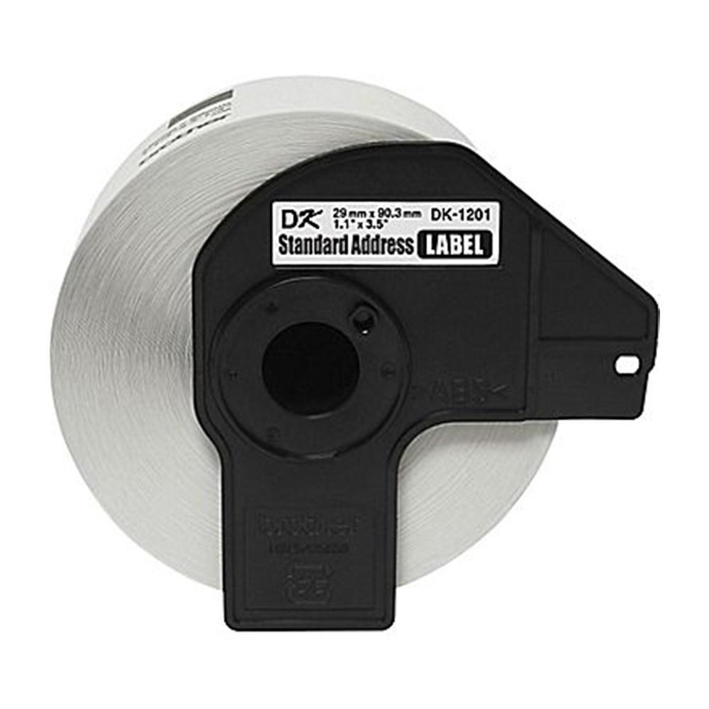 Brother DK1201 Original Die-Cut Standard Address Labels, White, 1.1" x ...