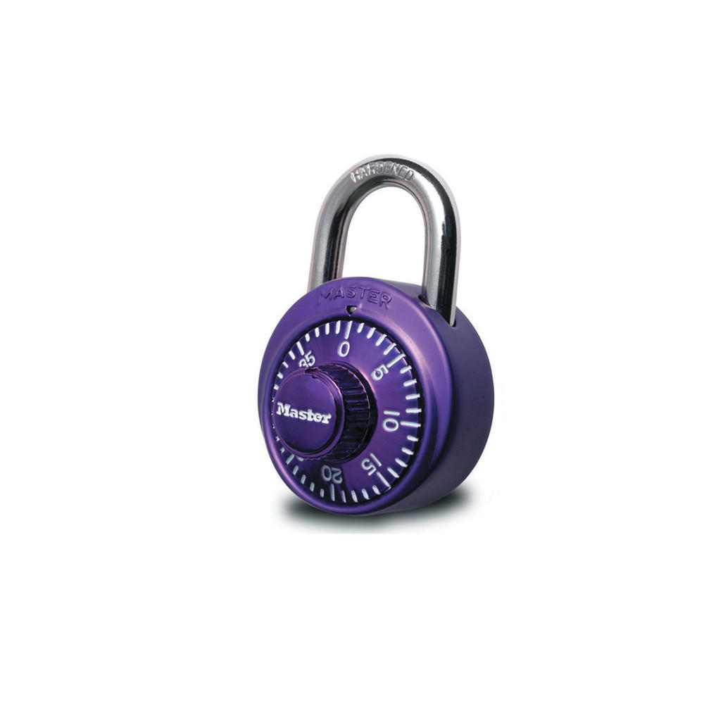 Master Lock® 1530DCM 1-7/8in (48mm) Wide Combination Dial Padlock with Aluminum Cover