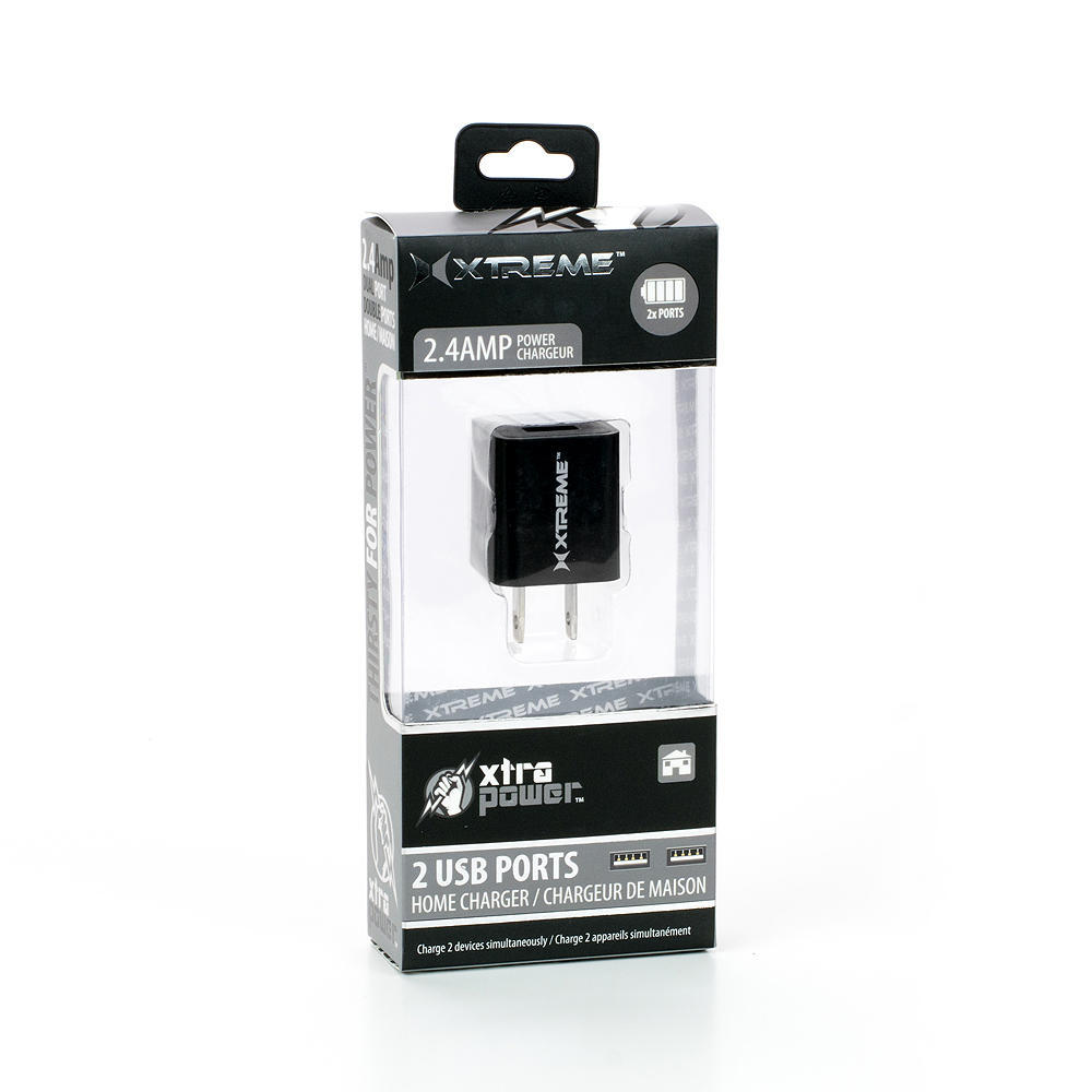 XTREME® 2.4Amp Dual USB Ports Home Charger