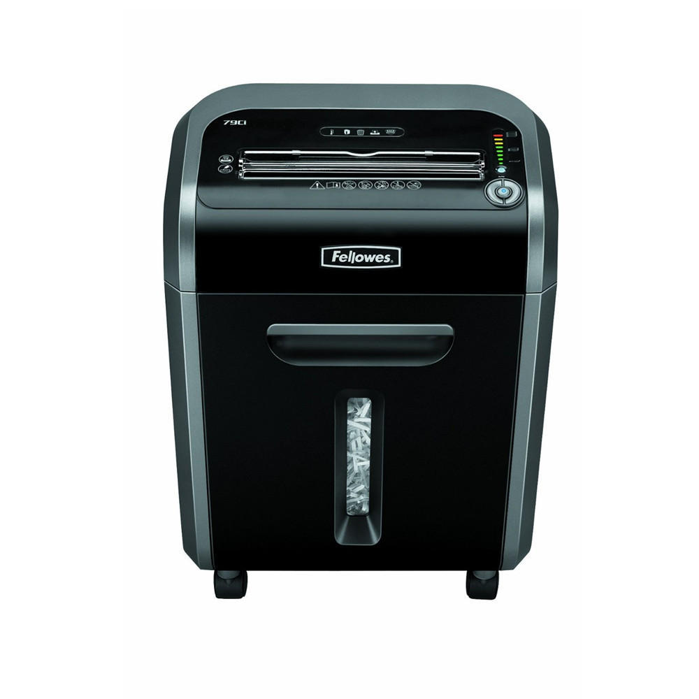 Fellowes® Powershred® 79Ci 16-Sheet 100% Jam Proof Cross-Cut Shredder ...
