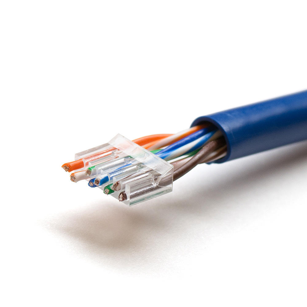 Cat6 Plug Stranded W/Insert 50U 100pcs/Bag - PrimeCables®