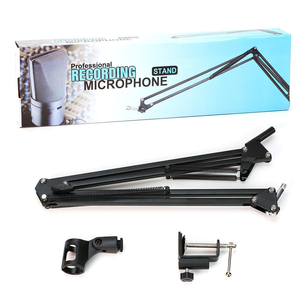 Microphone Suspension Boom Scissor Arm Stand - PrimeCables®