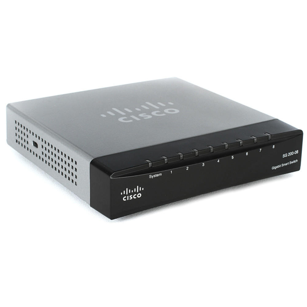 Cisco SG200-08 8-Port Gigabit Ethernet Switch