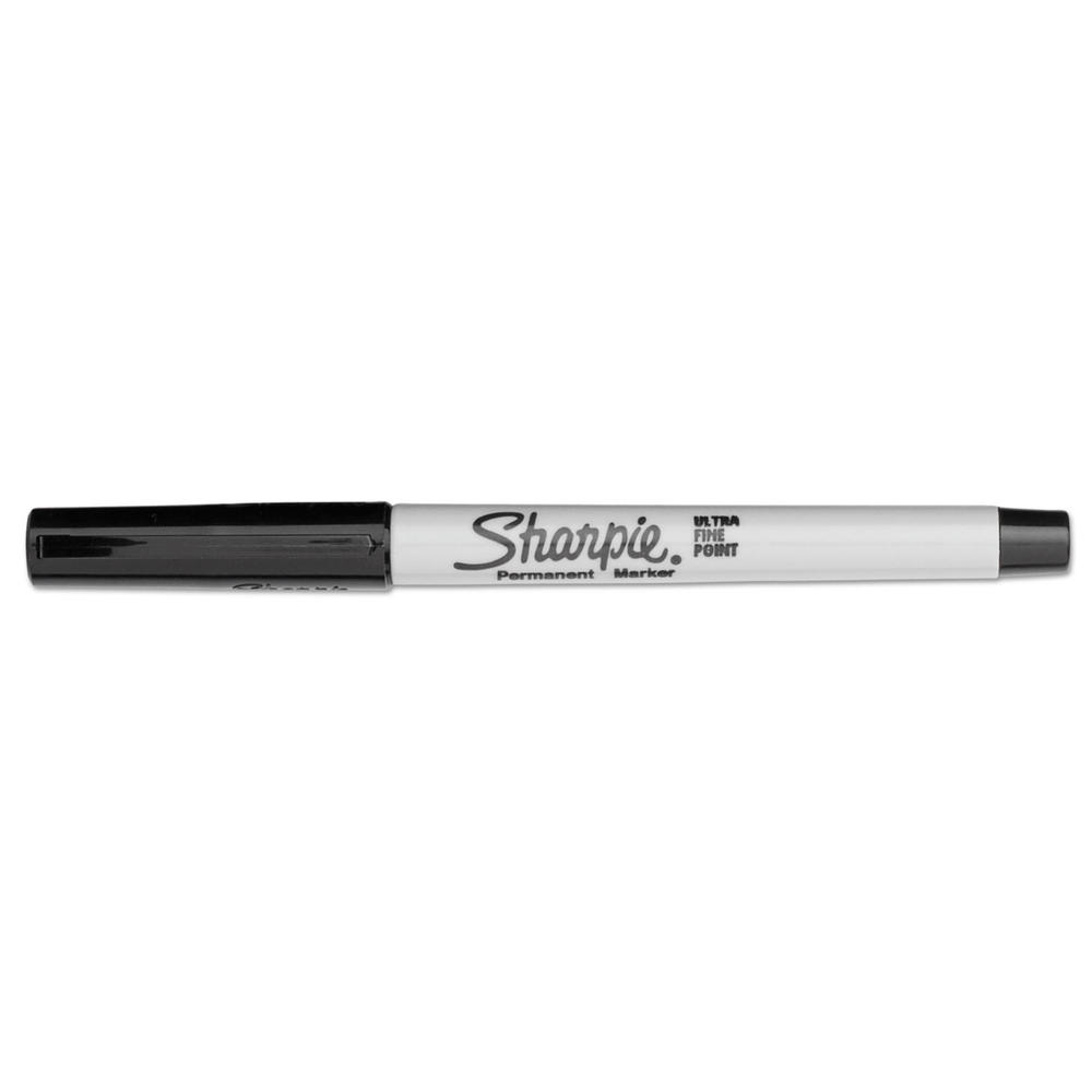 Sharpie® Marqueur noir permanent ultra fin - 12/paquet