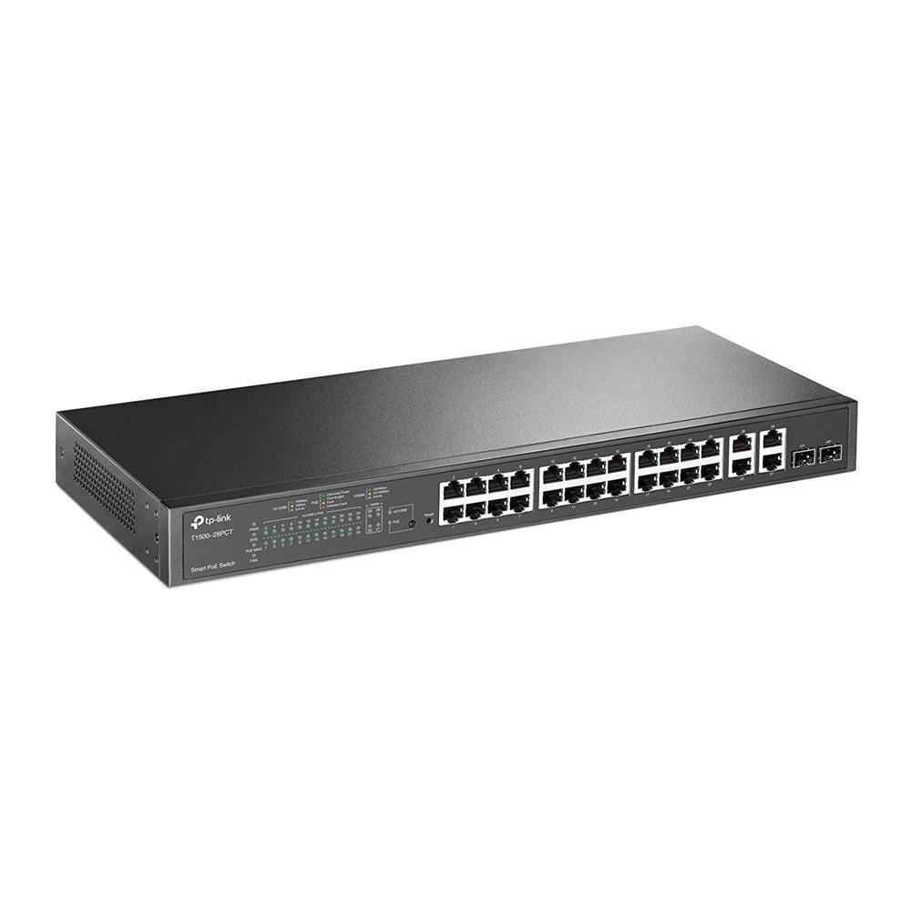 24 ports 10/100Mbps + commutateur PoE intelligent Gigabit à 4 ports ...