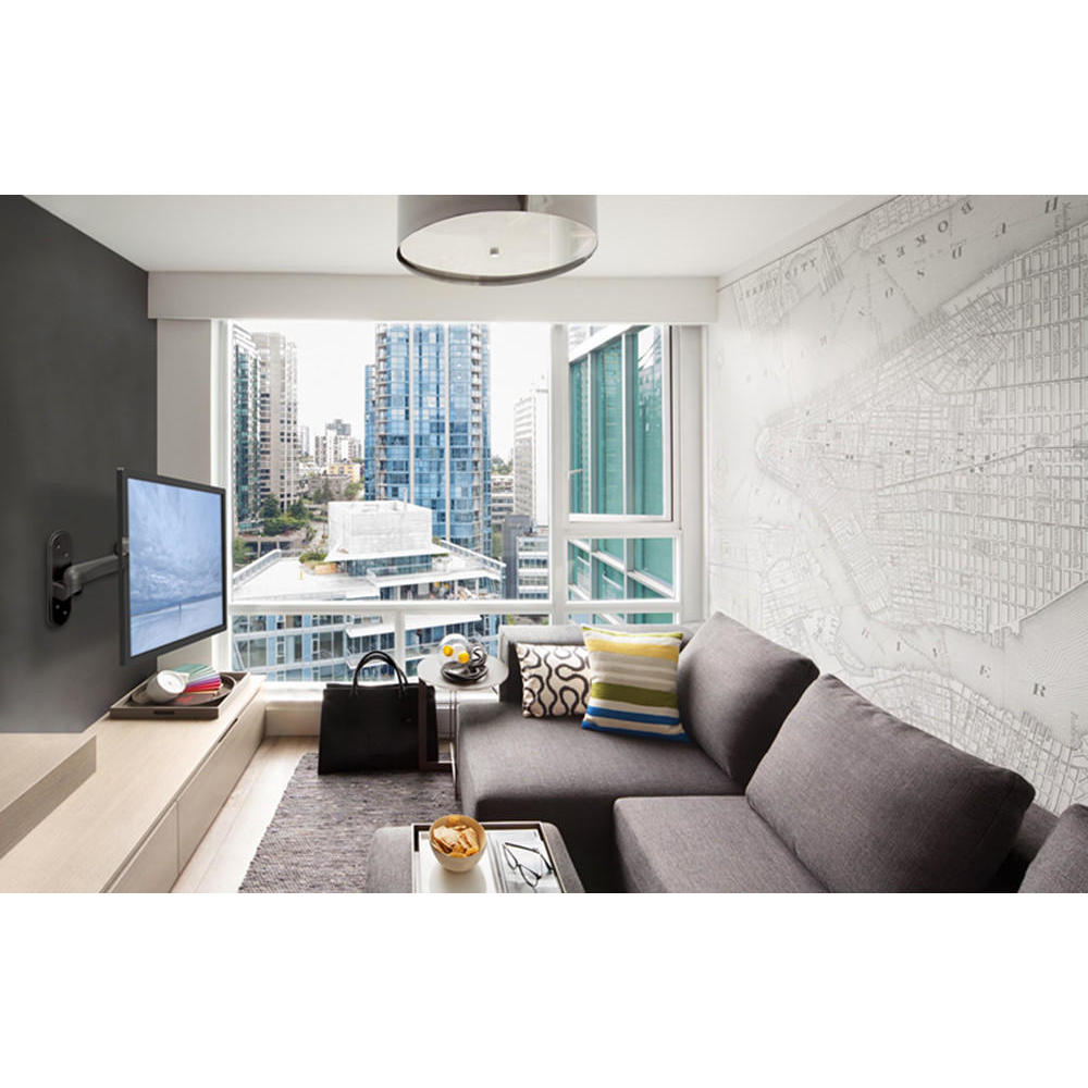 PrimeCables® Pivoting TV Wall Mount w/ Swing Out Articulating Arm for ...